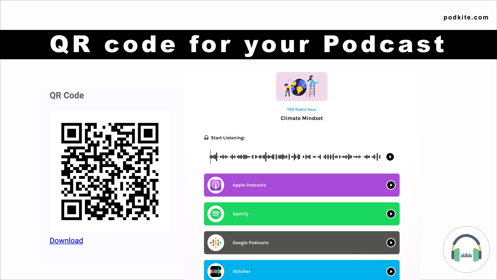 Podcast QR Code Generator